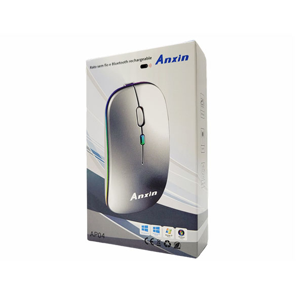 Anxin Rechargeable Wireless Bluetooth Mouse - Phone Hike